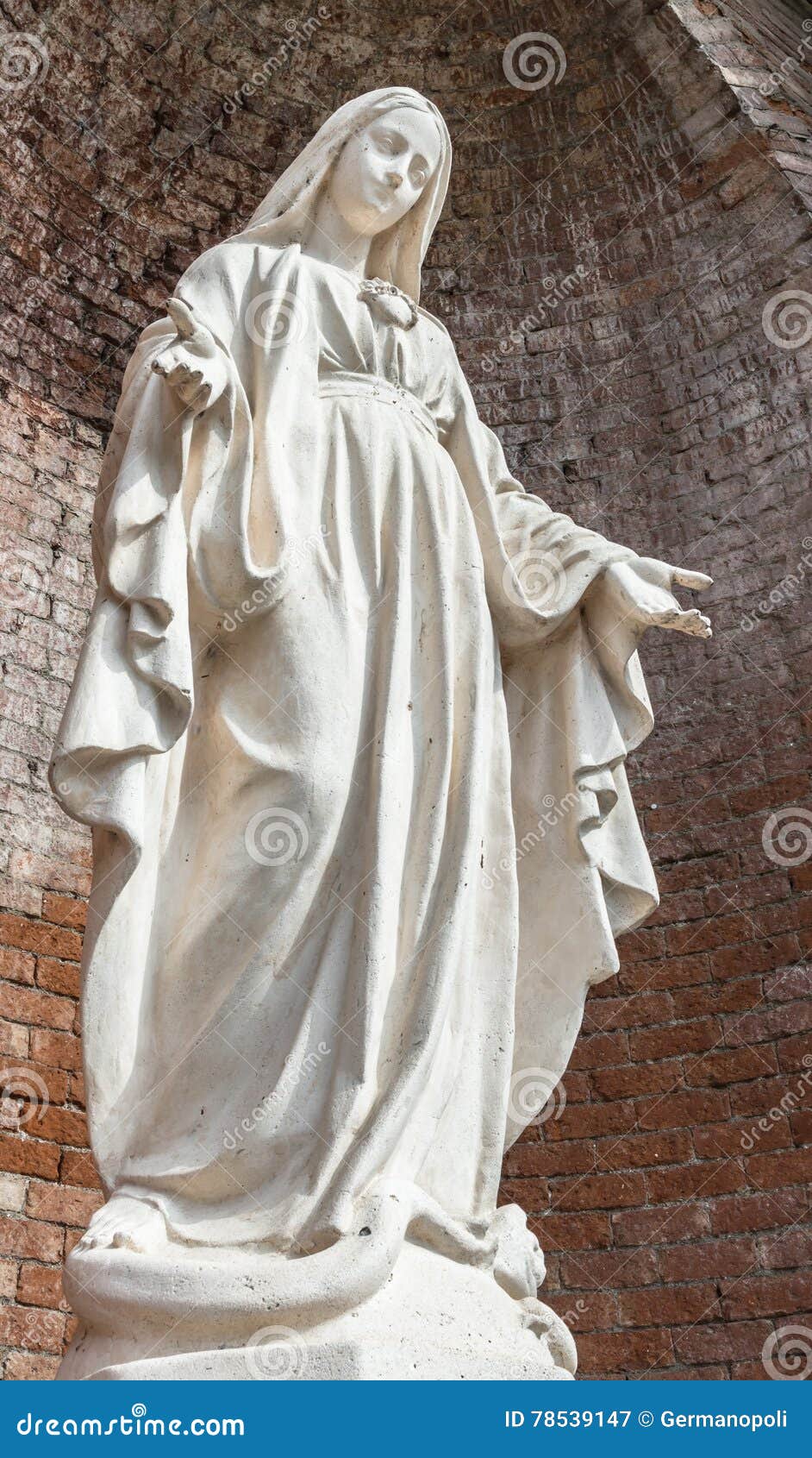 Statue of Our Lady stock image. Image of religion, church - 78539147