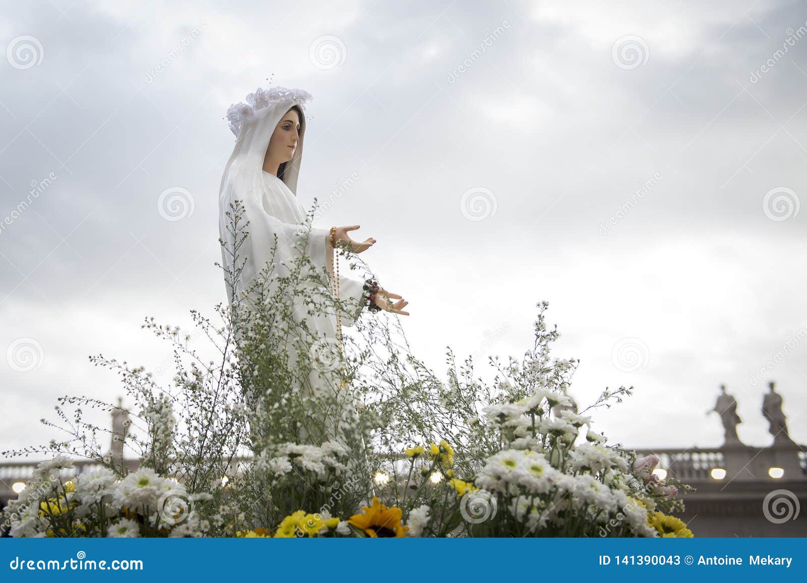 Statue of Our Lady Mary during a Marian Prayer Vigil Editorial Stock ... Statue of Our Lady Mary during a Marian Prayer Vigil Editorial Stock ...
