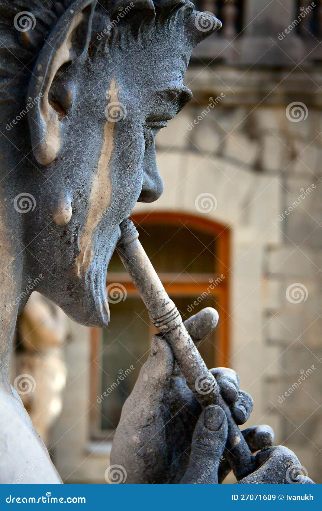 Statue of Pan stock image. Image of statue, shakespeare - 27071609