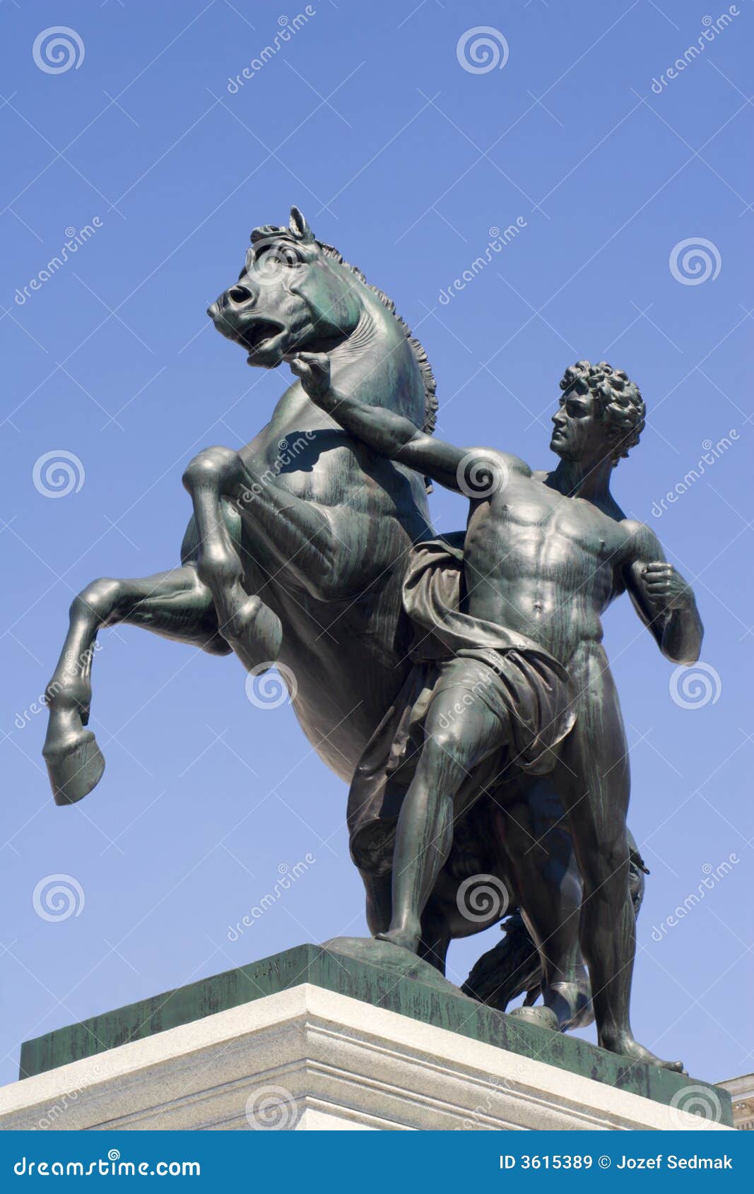 Statue Par Le Parlement De Vienne Image stock - Image du sculpture ...