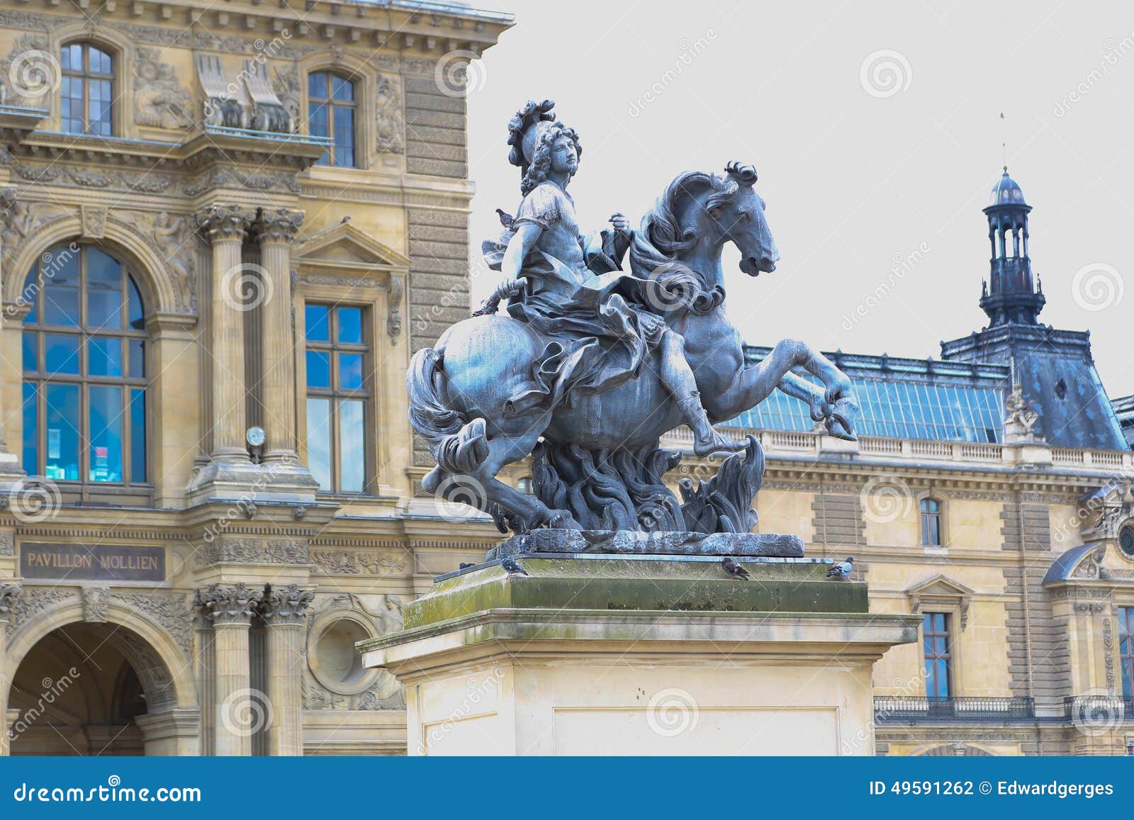 Statue - Paris stock photo. Image of beuatiful, fountain - 49591262