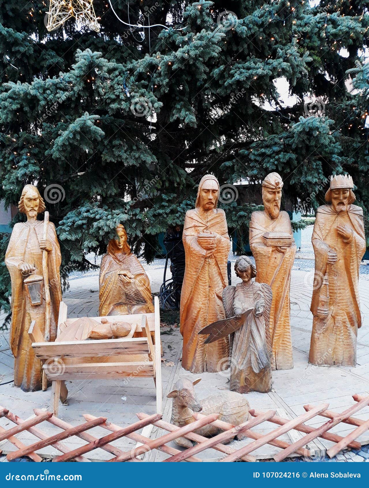 Statue of Peace Light of Bethlehem in Bratislava Editorial Photo ...
