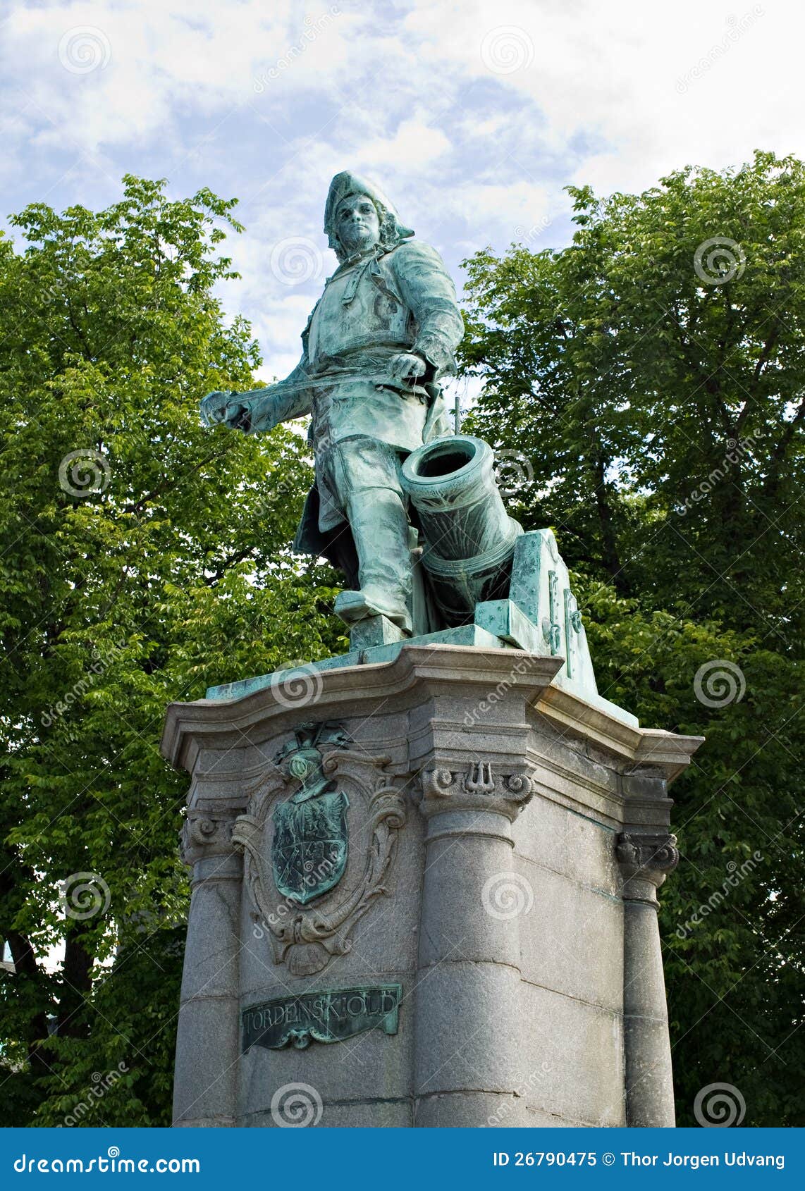 Statue of Peter Wessel Tordenskjold Stock Image - Image of norway ...