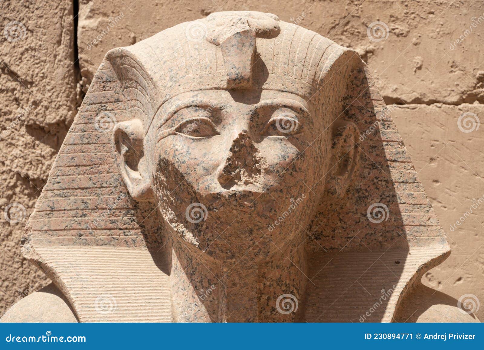 The Statue of Pharaoh Thutmose III at the Karnak Temple Complex in ...