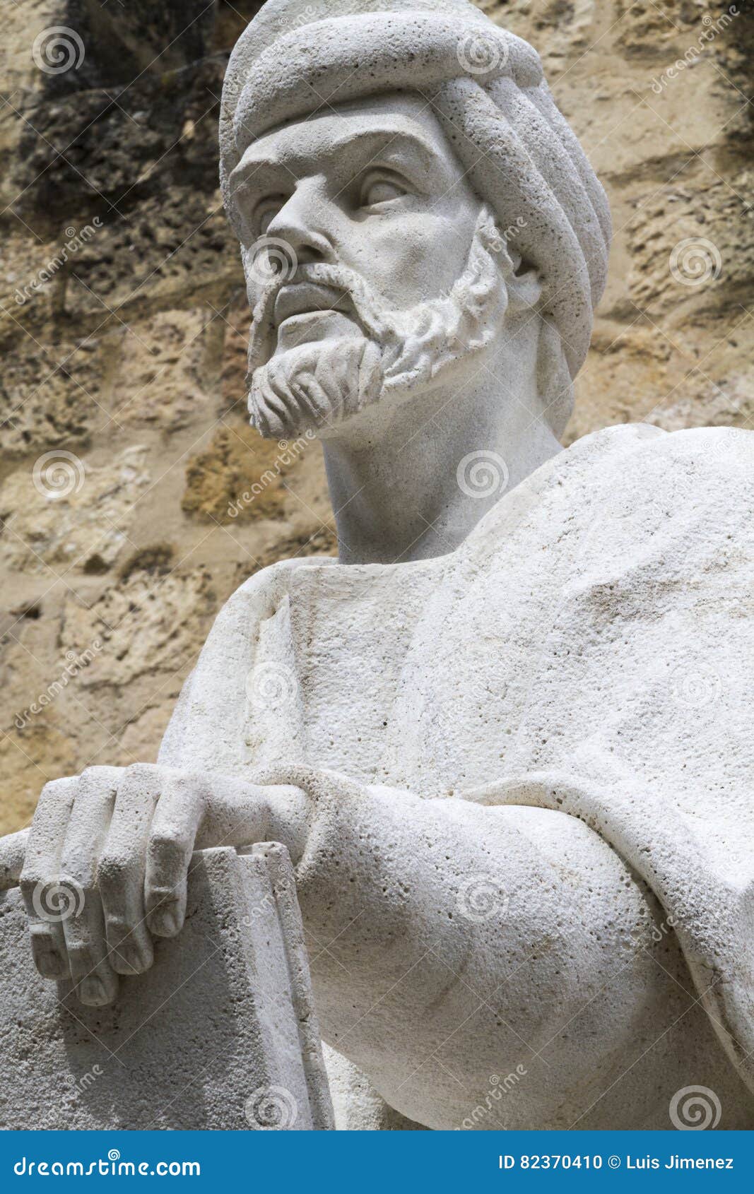 Statue of the Philosopher Averroes in Cordoba Stock Photo - Image of ...
