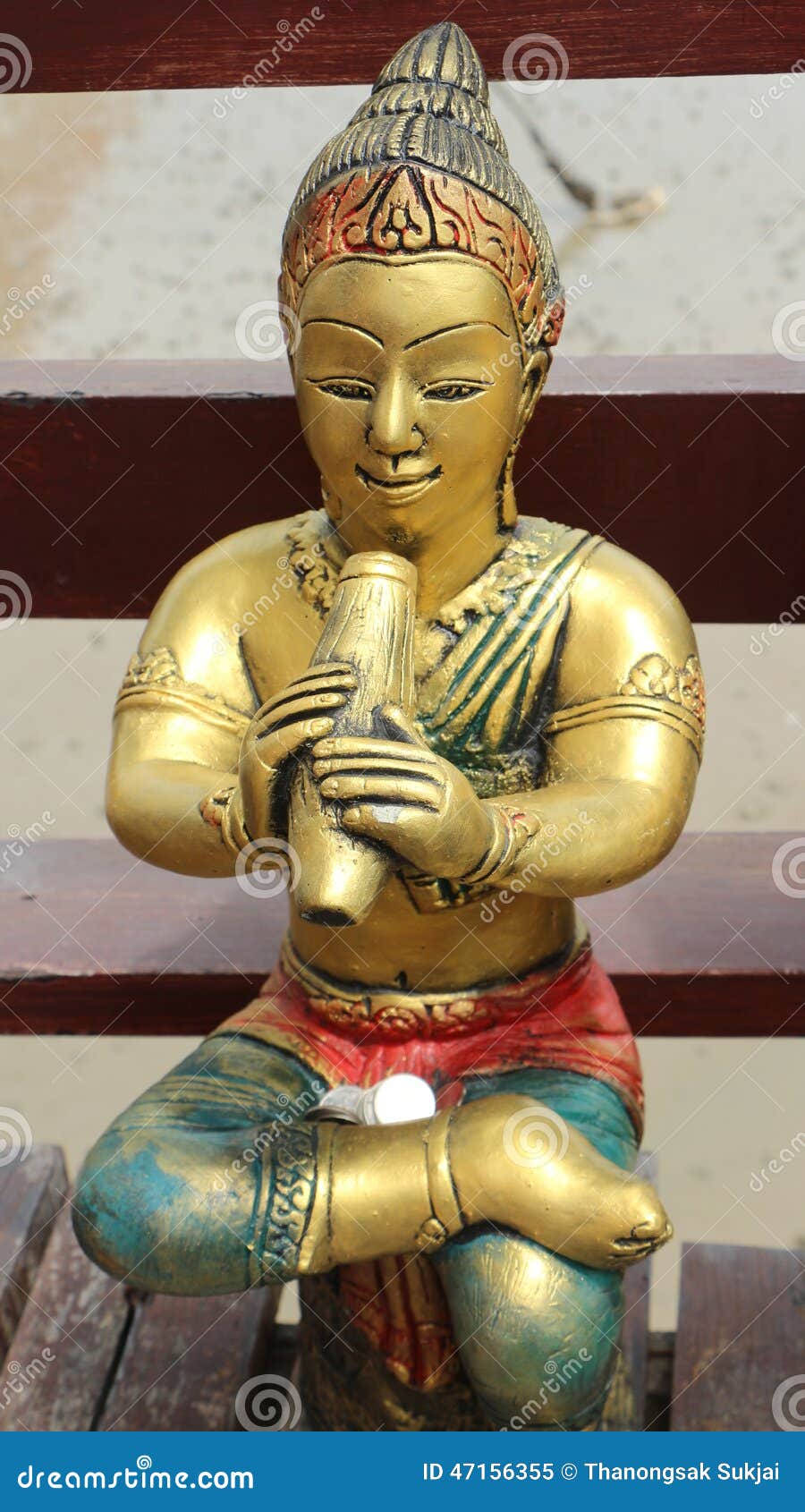 Phra Aphai Mani Ancient Sculpture In Essence. Royalty-Free Stock Image ...