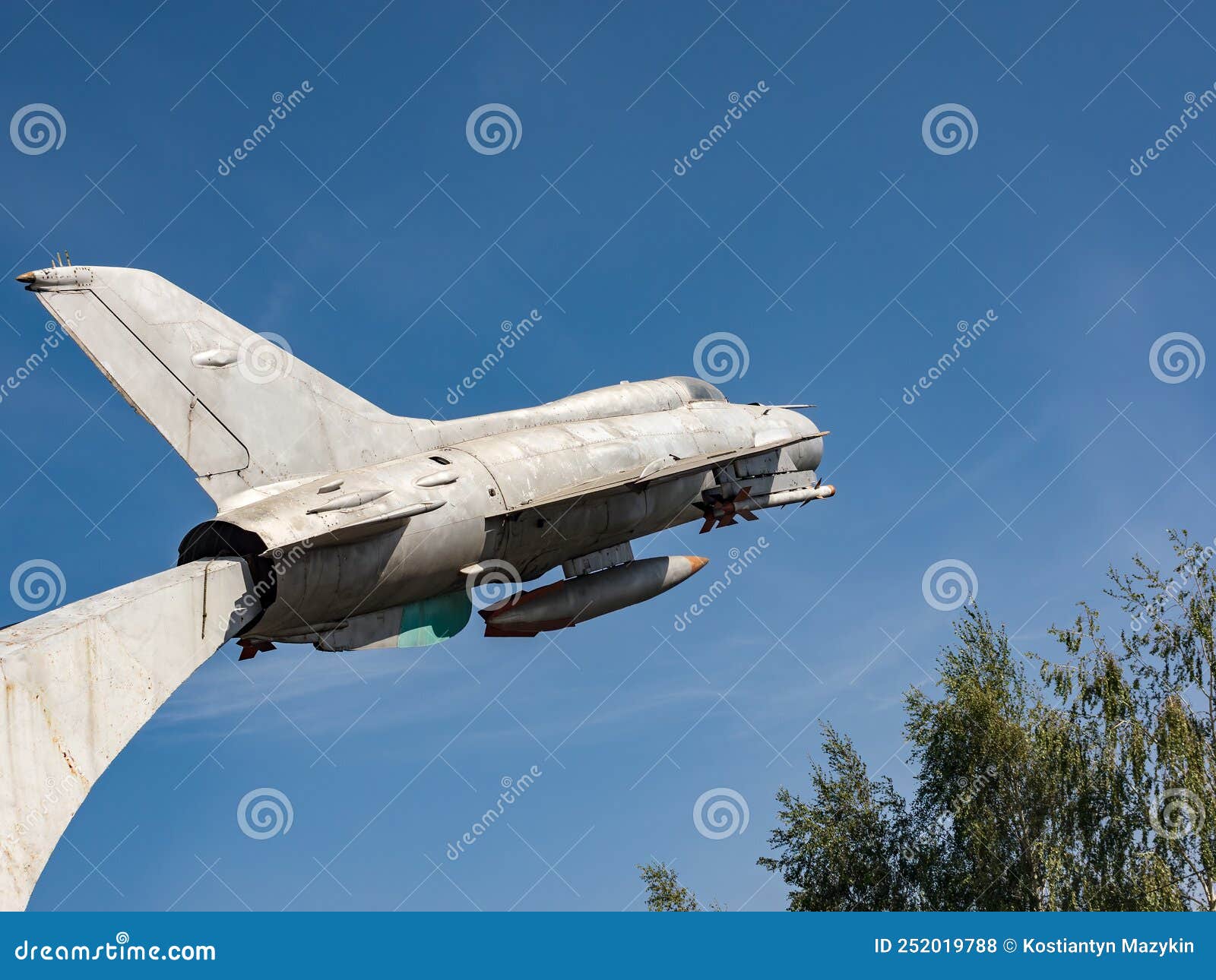 A Statue of a Plane Taking Off, Dedicated To the Air Force Stock Photo ...