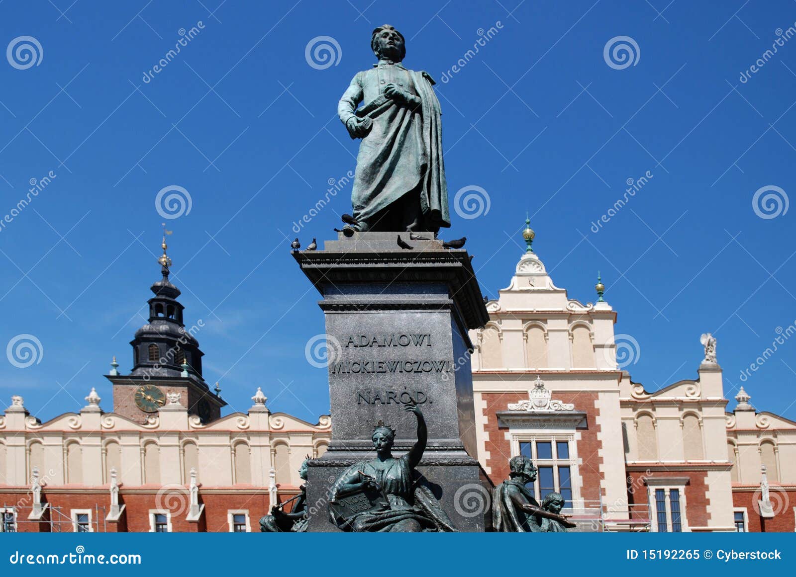 Statue of the Polish Poet Adam Mickiewicz Stock Image - Image of adam ...