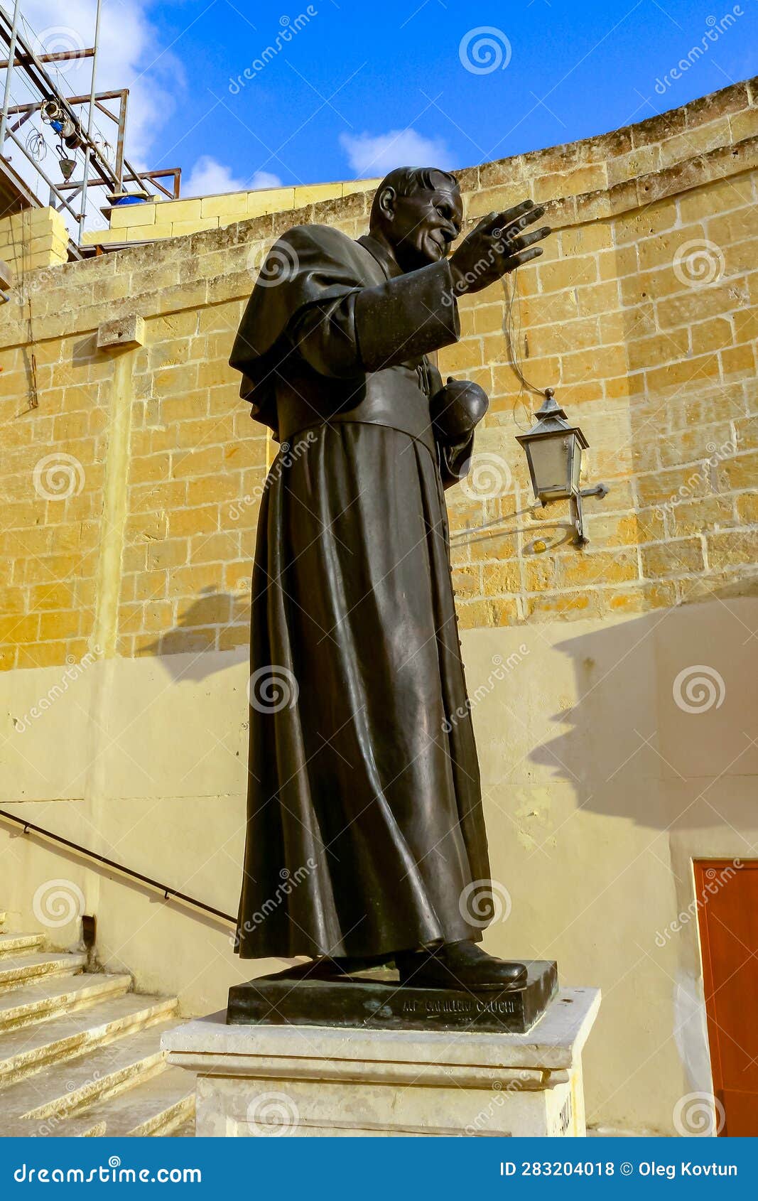 Statue of Pope John Paul II in Gozo Stock Photo - Image of historical ...