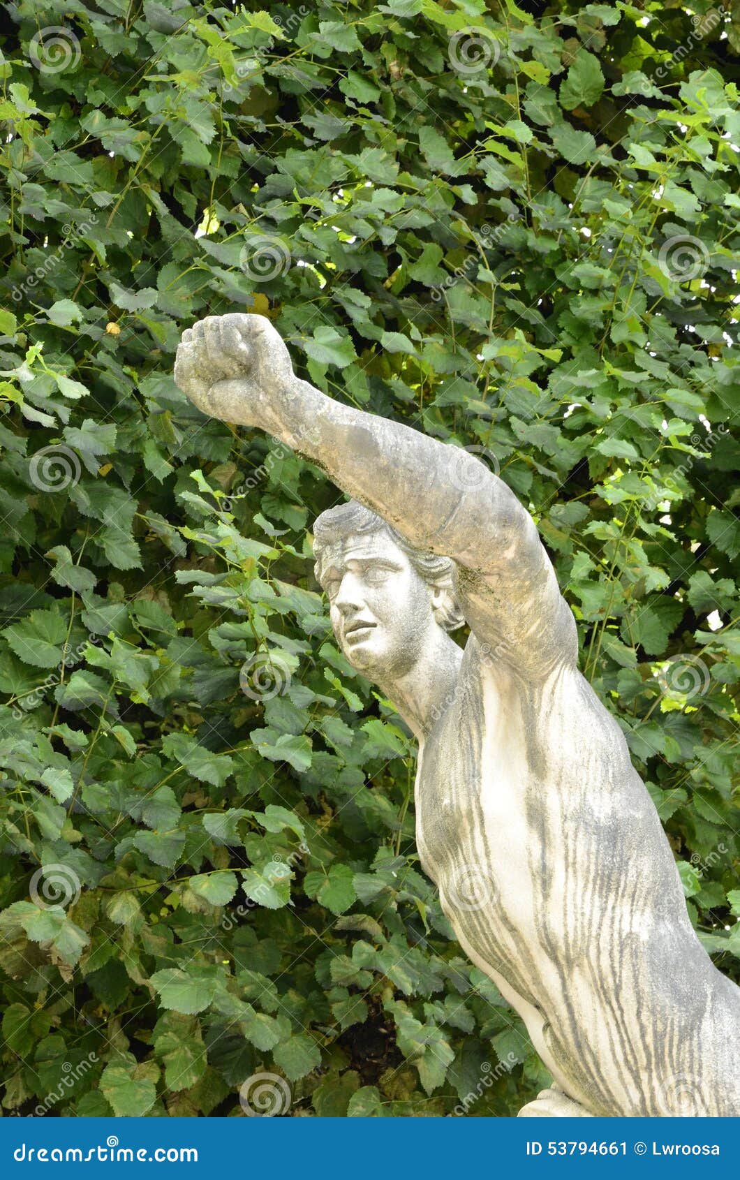 Statue of Power stock image. Image of salzburg, stone - 53794661