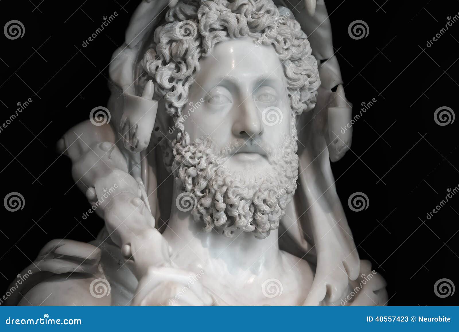 A Statue of Powerful Hercules, Closeup, Rome, Italy Stock Image - Image ...