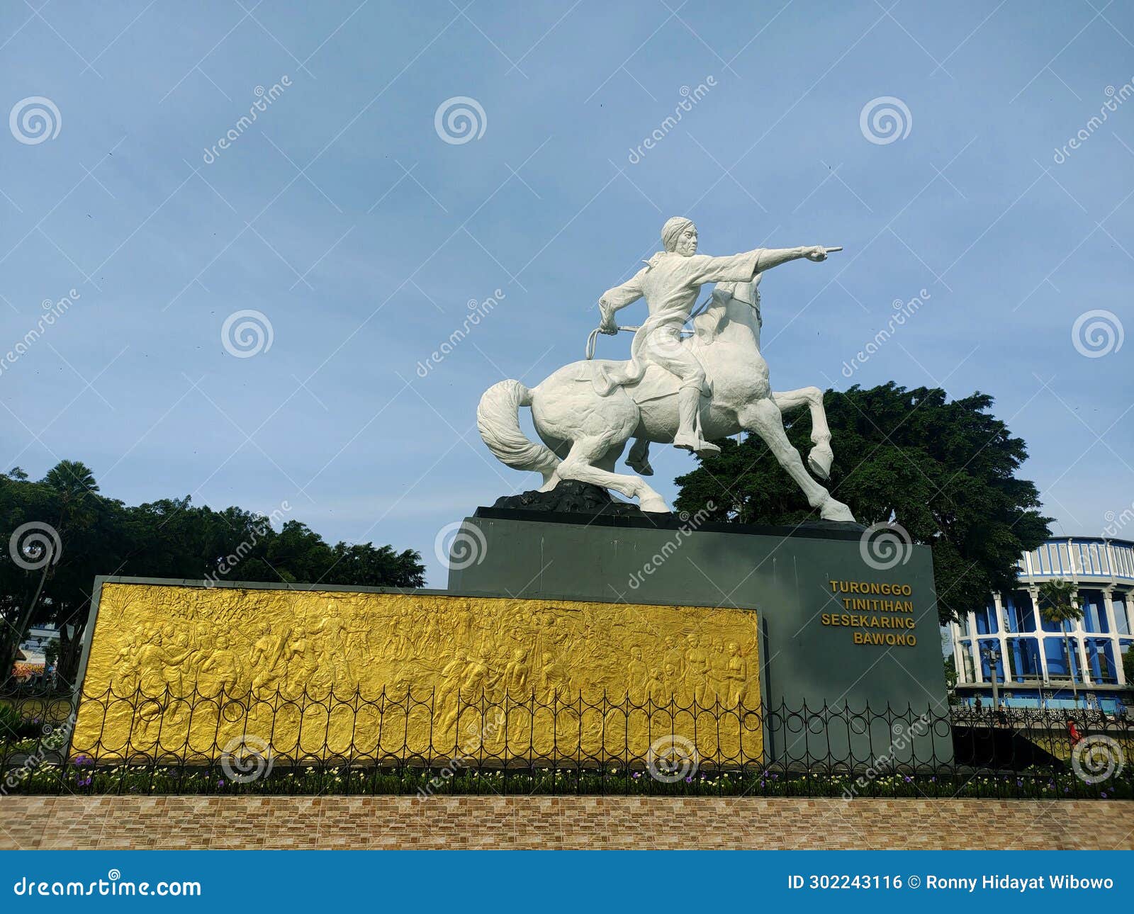 Statue of Prince Diponegoro, Hero of Indonesian Independence. Editorial ... Statue of Prince Diponegoro, Hero of Indonesian Independence. Editorial ...
