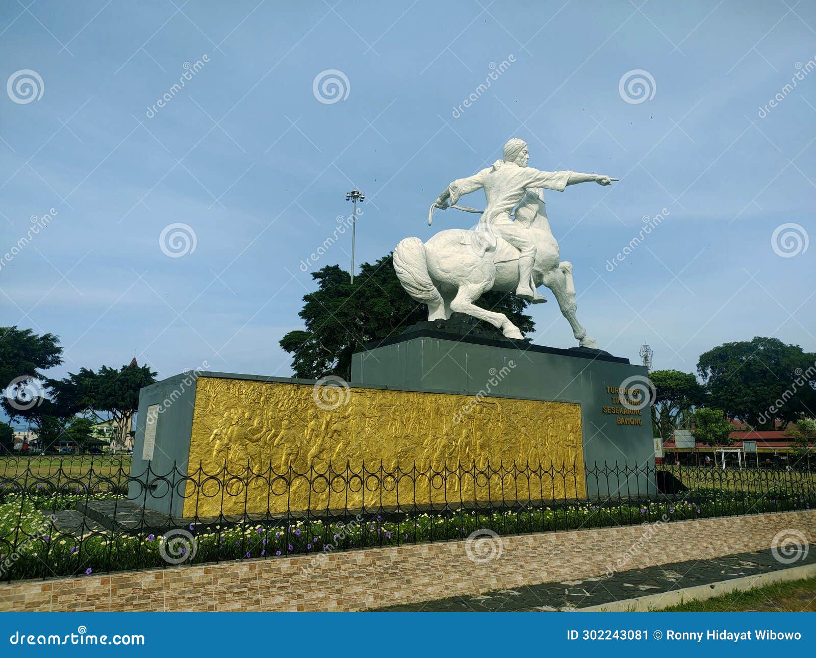 Statue of Prince Diponegoro, Hero of Indonesian Independence. Editorial ... Statue of Prince Diponegoro, Hero of Indonesian Independence. Editorial ...