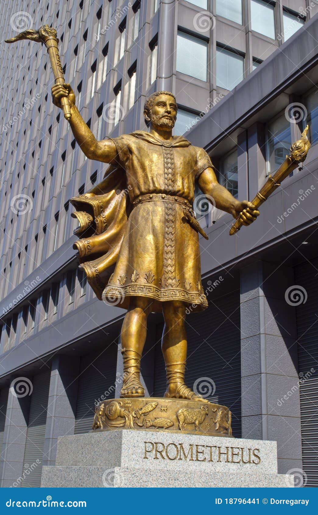 Statue of Prometheus in Tokyo Editorial Photo - Image of hero ...
