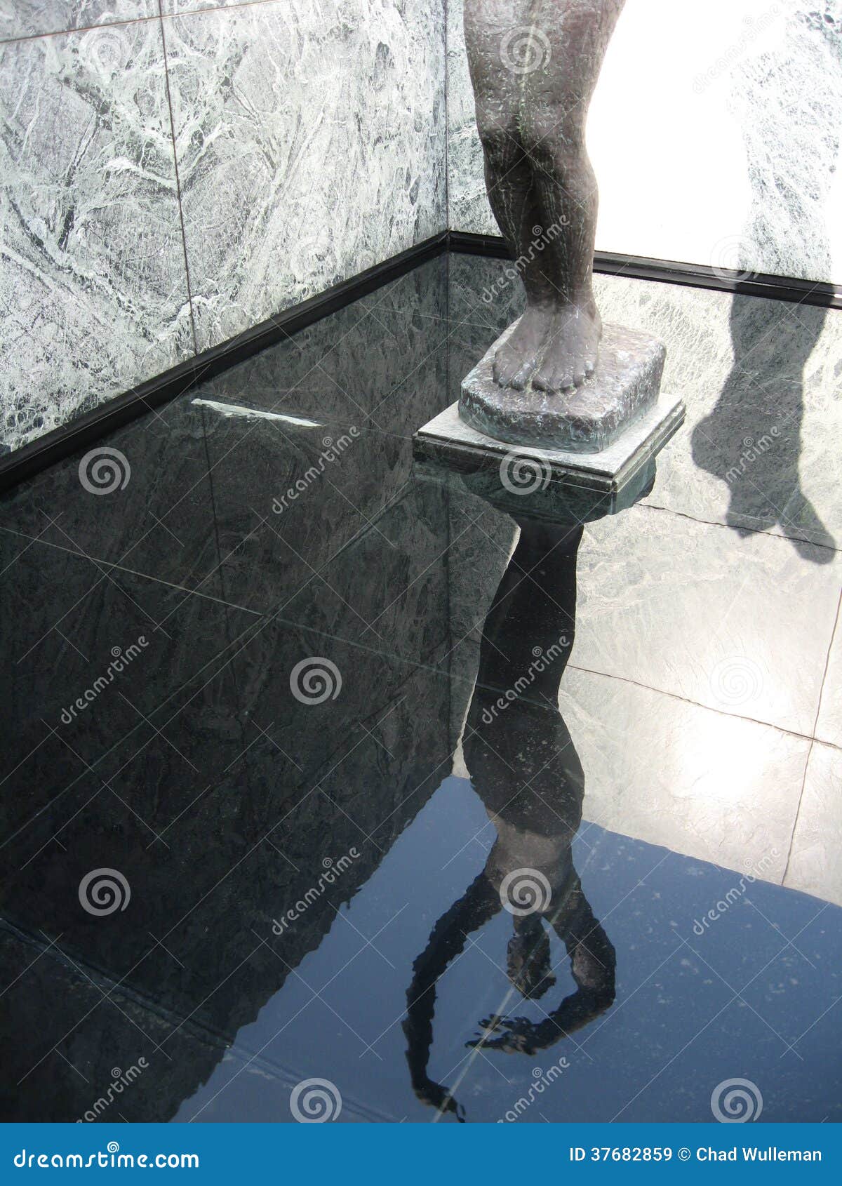 Statue Reflected stock image. Image of pool, reflection - 37682859