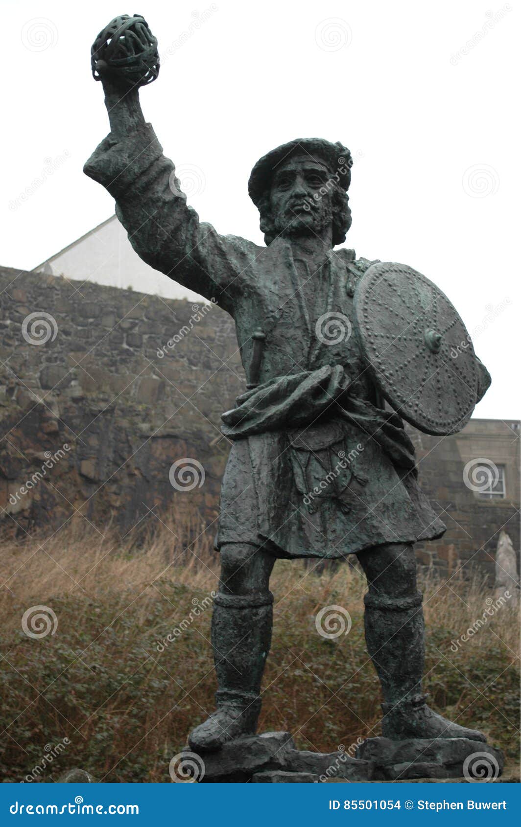 Statue of Rob Roy MacGregor, Stirling Stock Photo - Image of ...