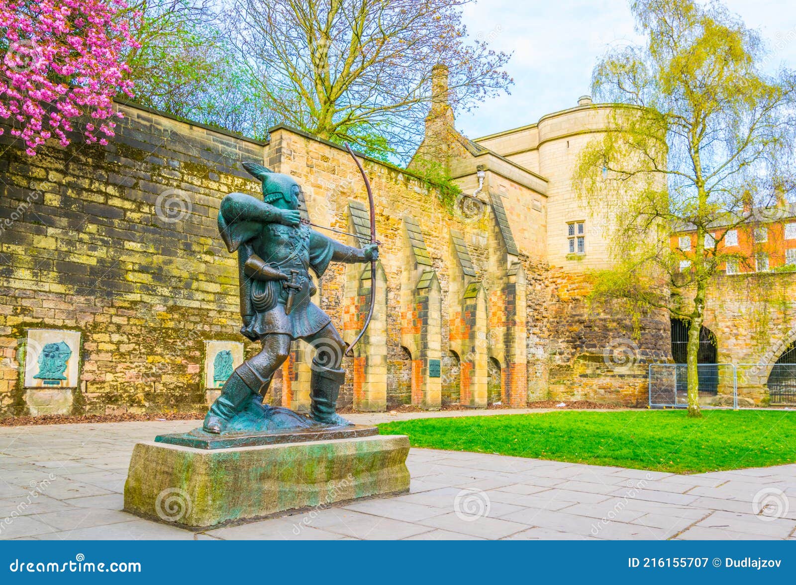 Statue of Robin Hood in Nottingham, England Editorial Photography ...