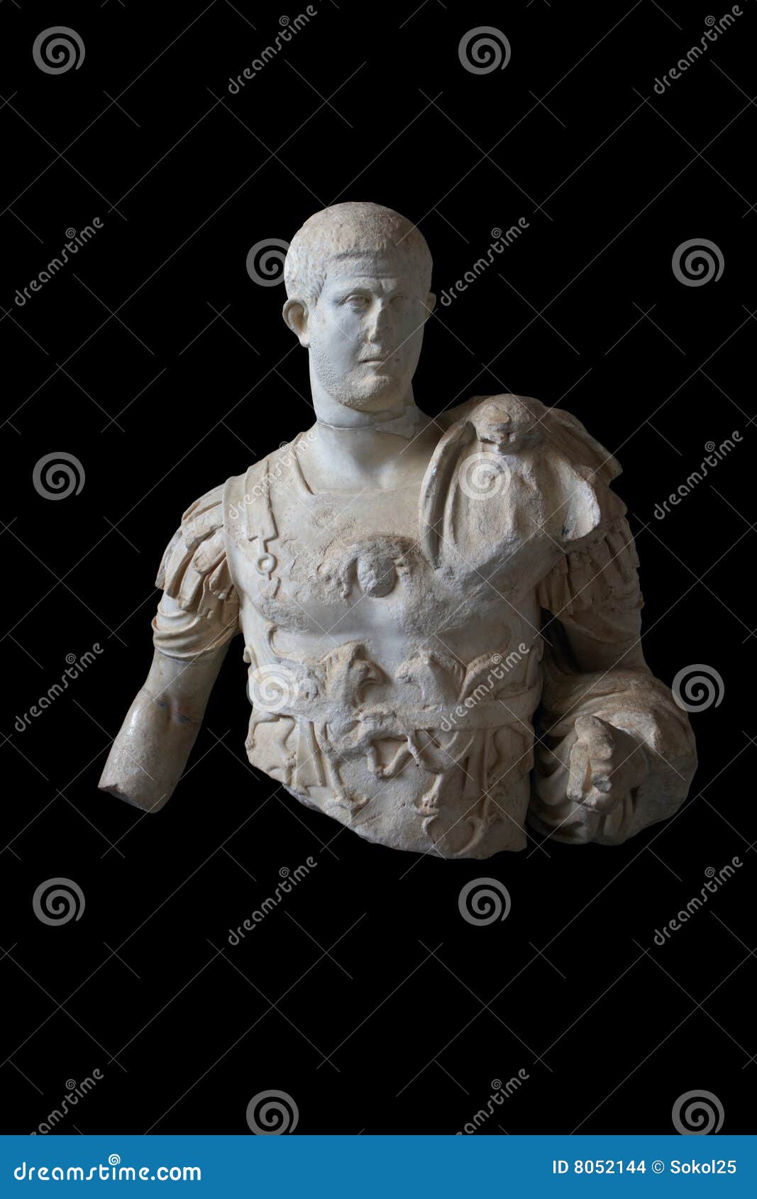 Roman Emperor, Severus Alexander Stuatue From Italy Stock Photography ...