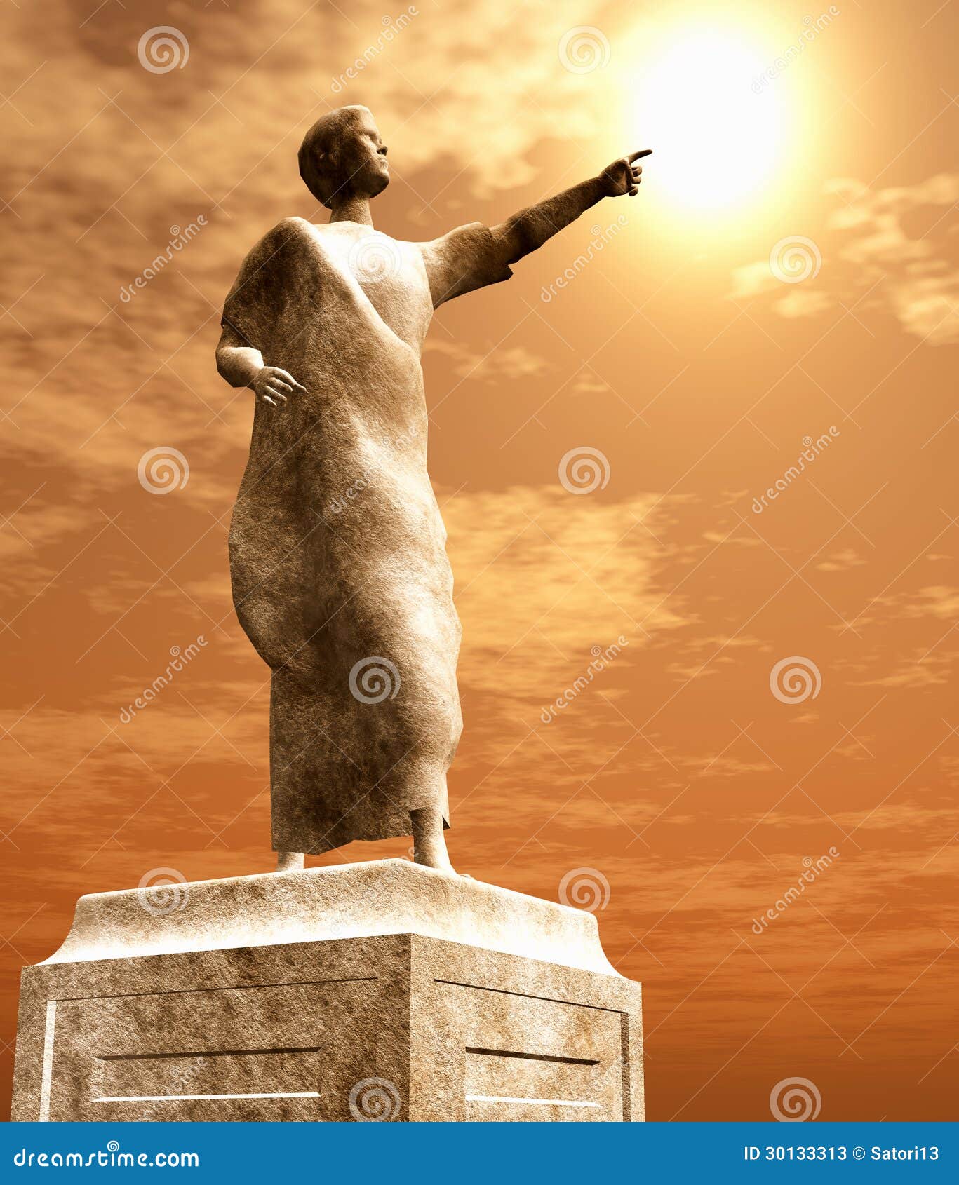 Statue of senator stock illustration. Illustration of dictator - 30133313