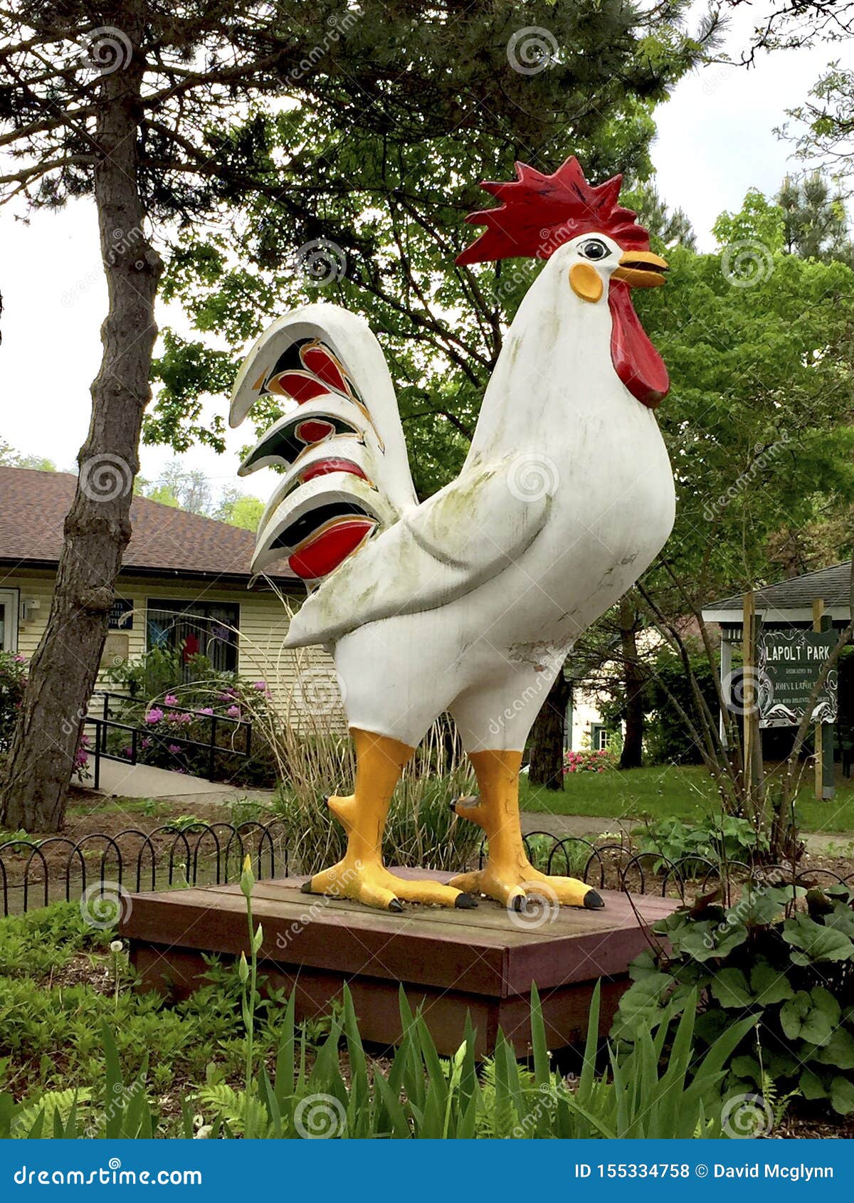 Statue Of A Rooster In The City God Temple Editorial Image ...