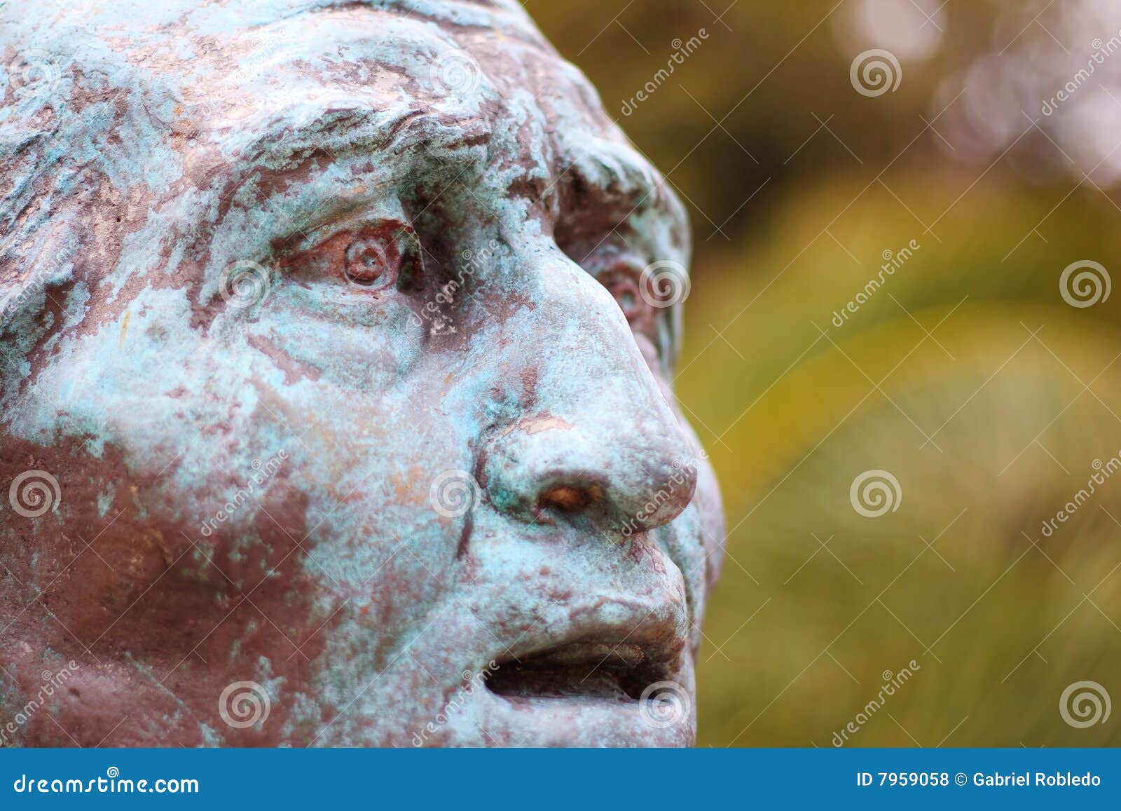 Statue s Face stock photo. Image of manuel, mexico, monument - 7959058