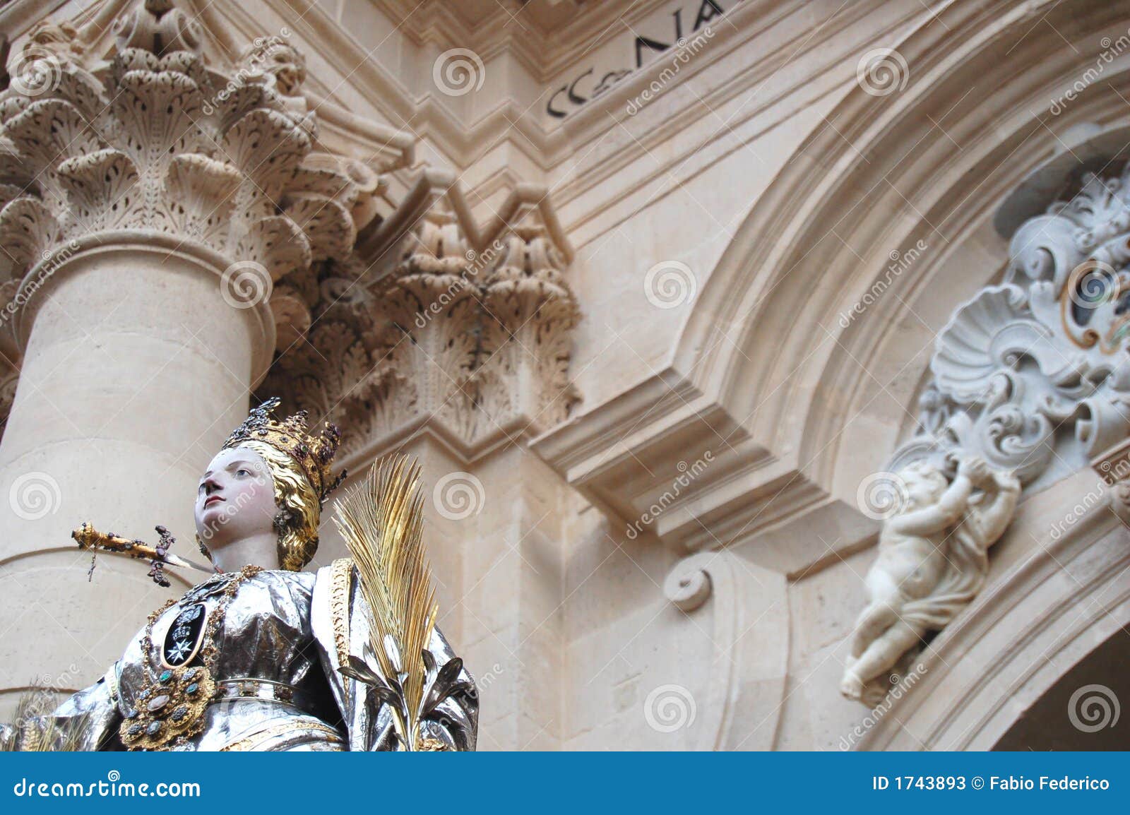 The Statue Of S.Lucia Royalty-Free Stock Photography | CartoonDealer ...