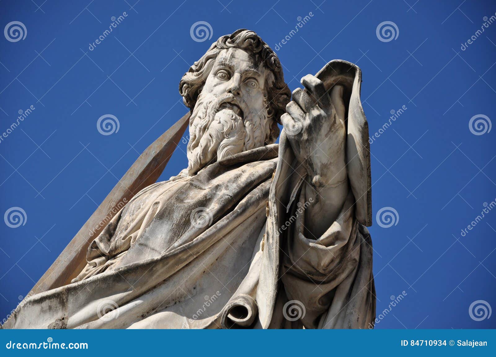 Statue Apostle Paul With Sword At The Vatican In Rome Editorial Image ...