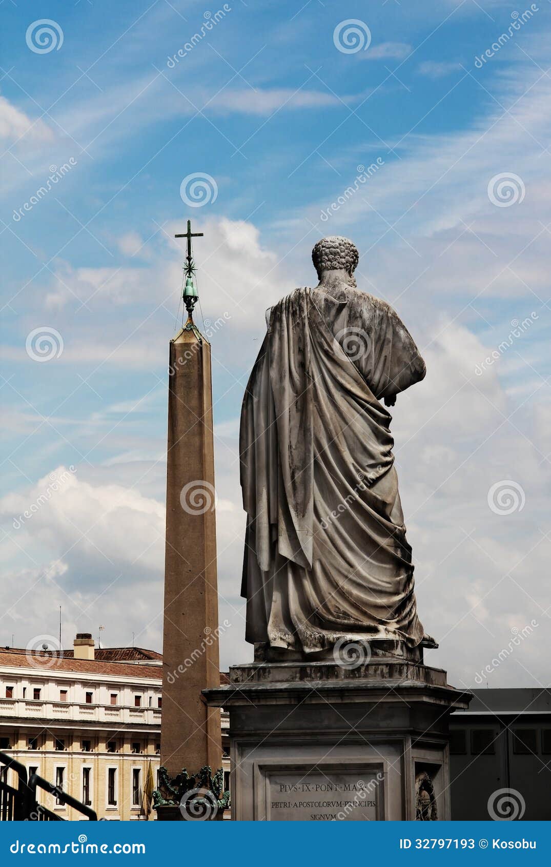 Statue of Saint Peter in Vatican City, Italy Stock Image - Image of ...