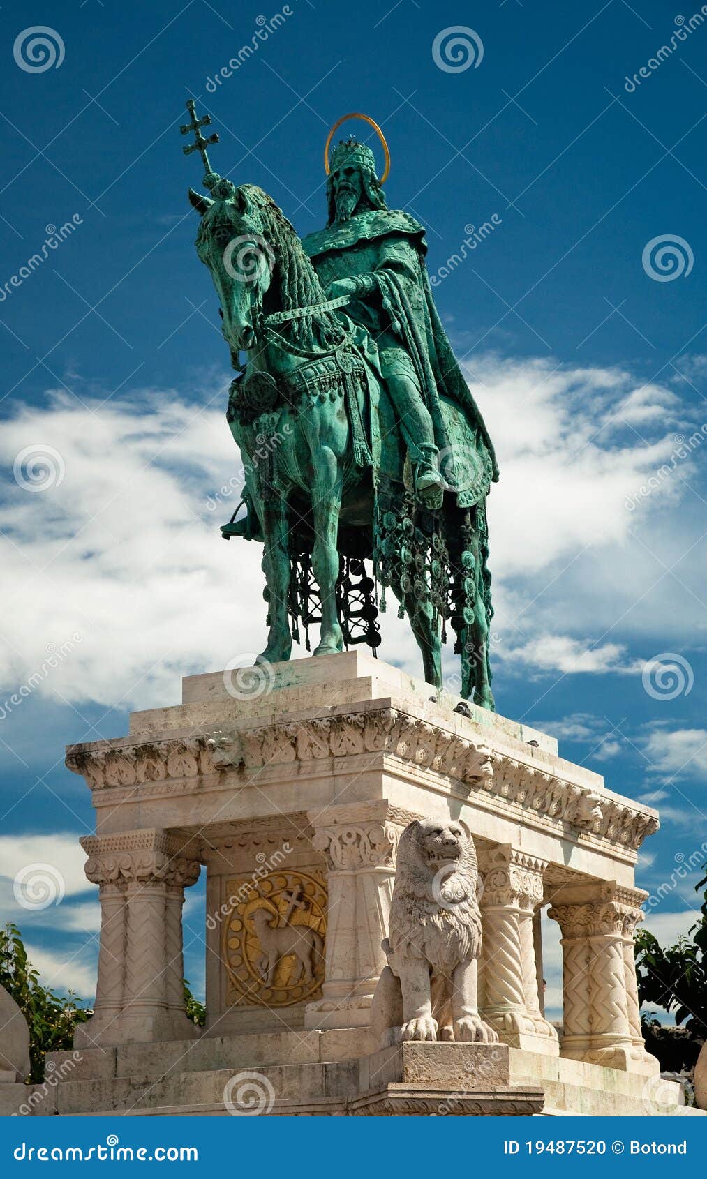 Statue of Saint Stephen I stock photo. Image of travel - 19487520