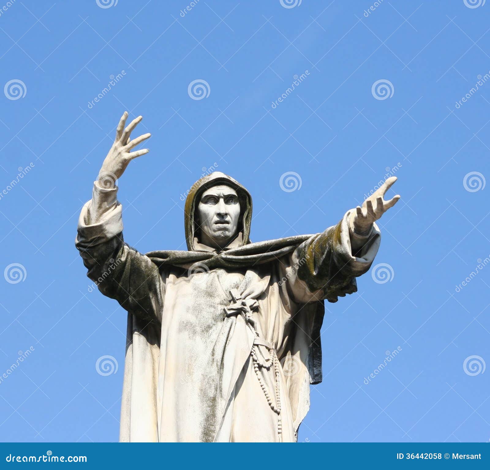 Statue Of Savonarola Stock Photo | CartoonDealer.com #57795888