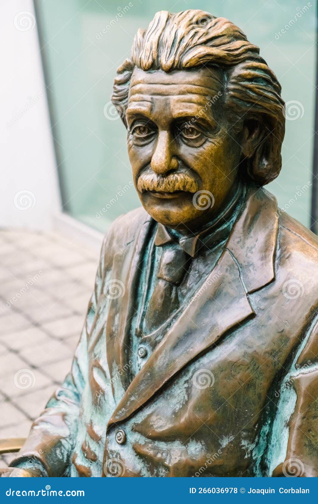 Statue of the Scientist Albert Einstein in a Public Park Editorial ...