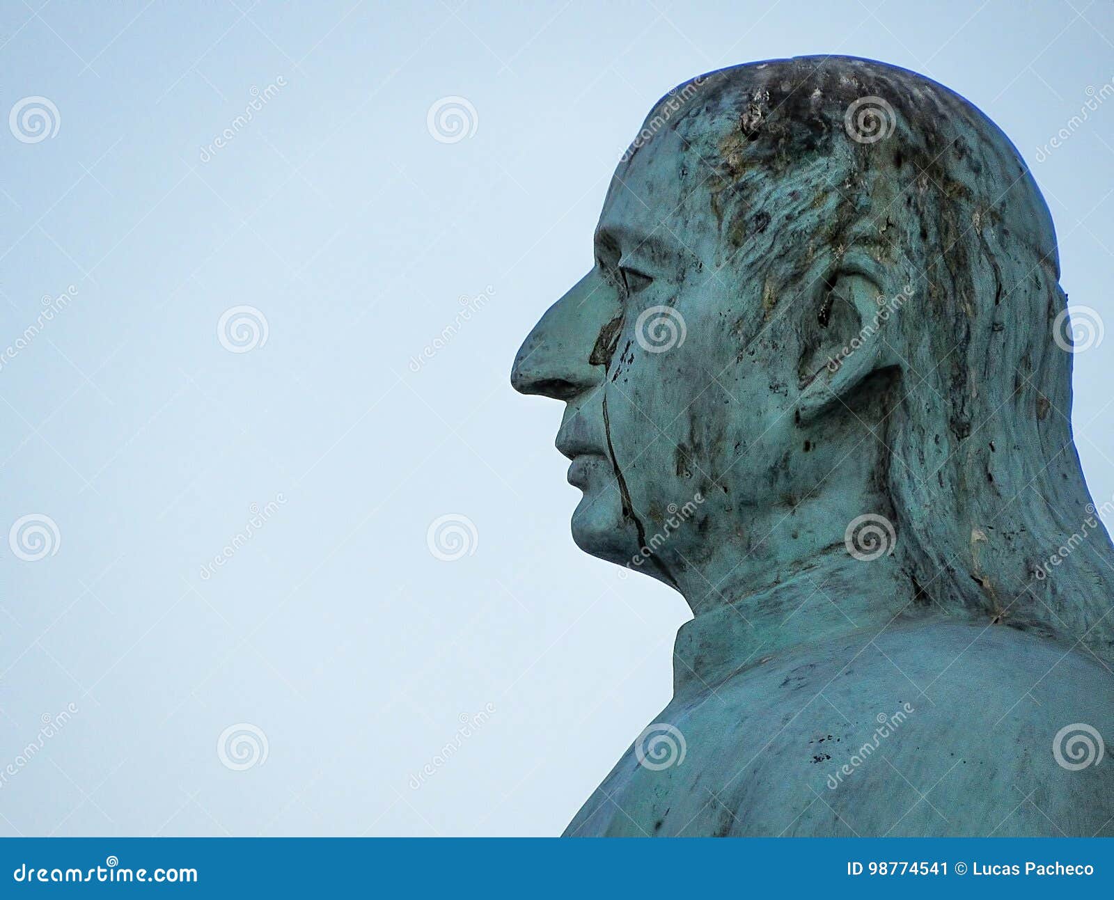 Statue of a Seated Man stock image. Image of mexico, architecture ...