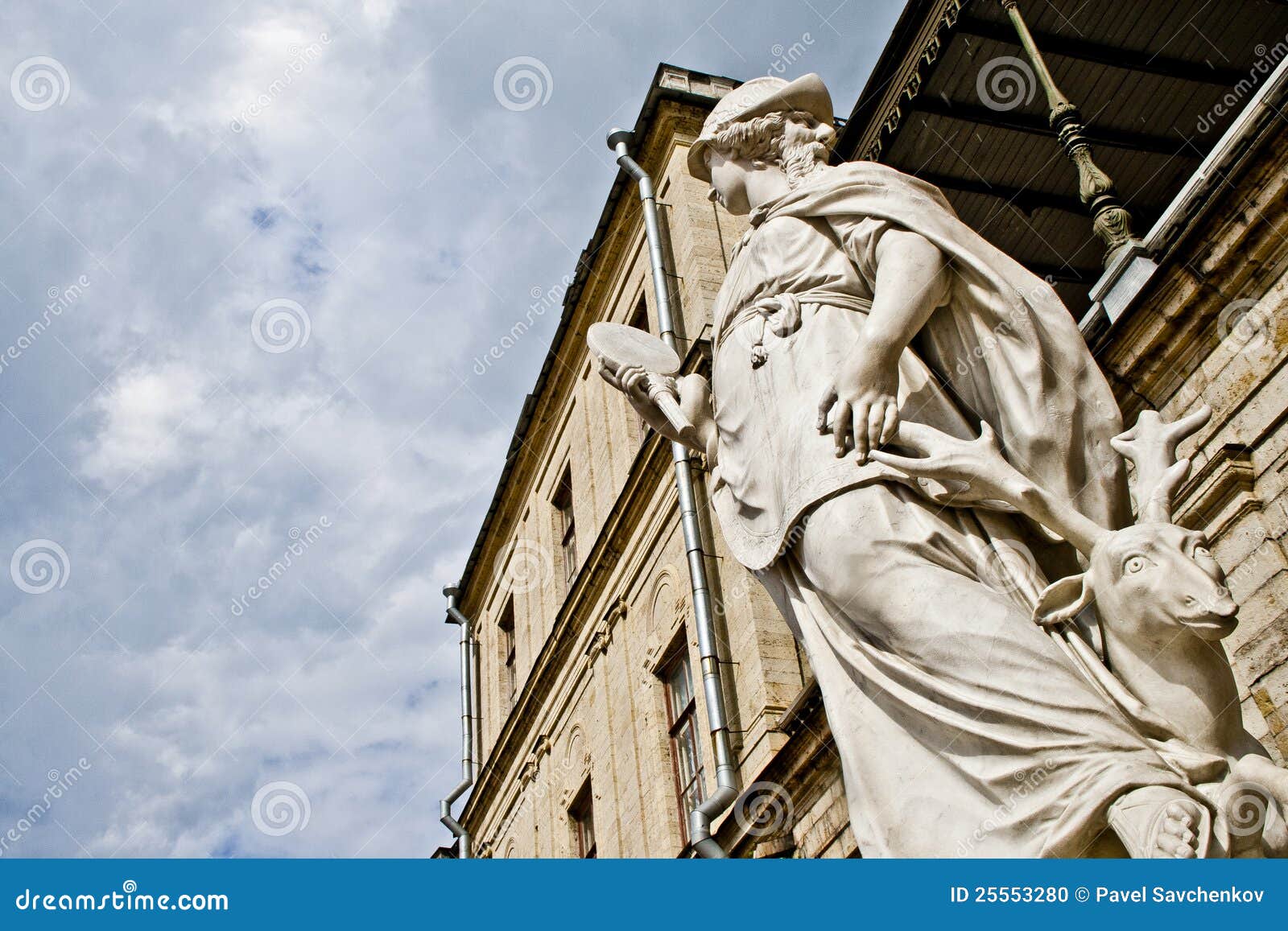 Statue Sense stock photo. Image of emperor, facade, mirror - 25553280