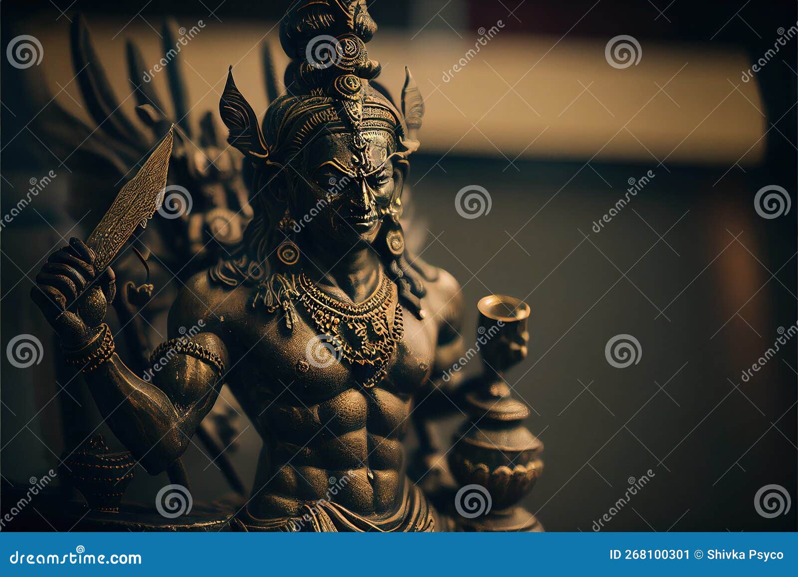Statue Of Shani Dev Generative AI Royalty-Free Stock Photo ...