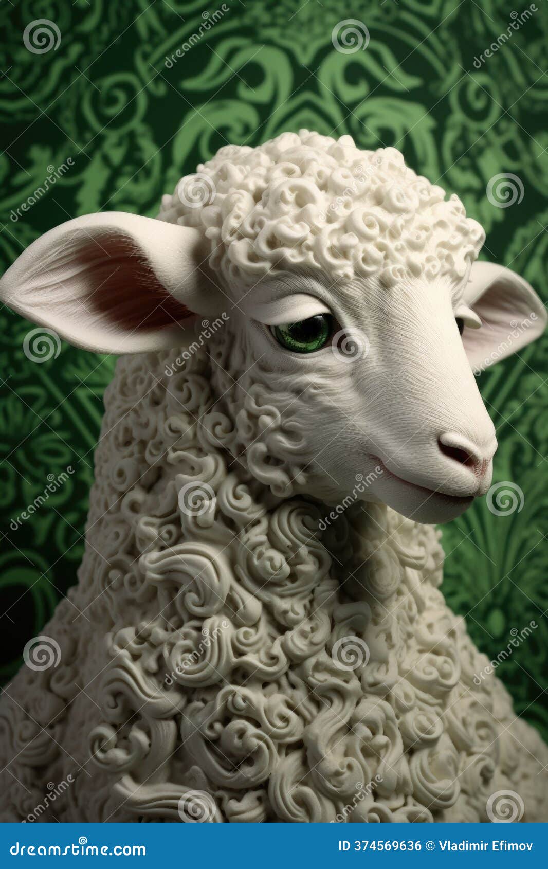 Statue Of Sheep Royalty-Free Stock Photography | CartoonDealer.com ...
