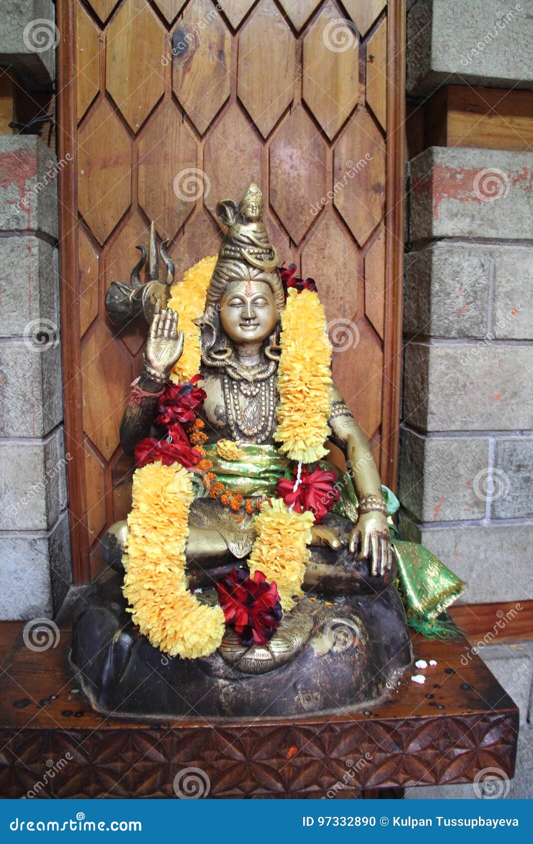 Statue of Shiva stock photo. Image of hinduism, deity - 97332890