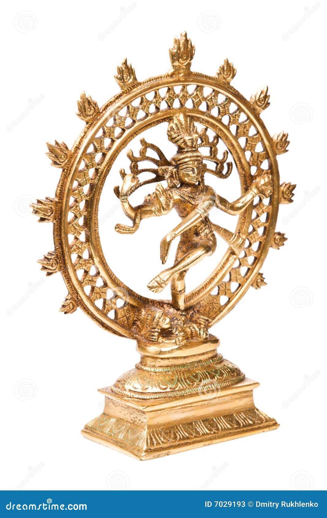 Dance Of Shiva Lord With Many Hands. Entrance To The Hindu Temple With ...