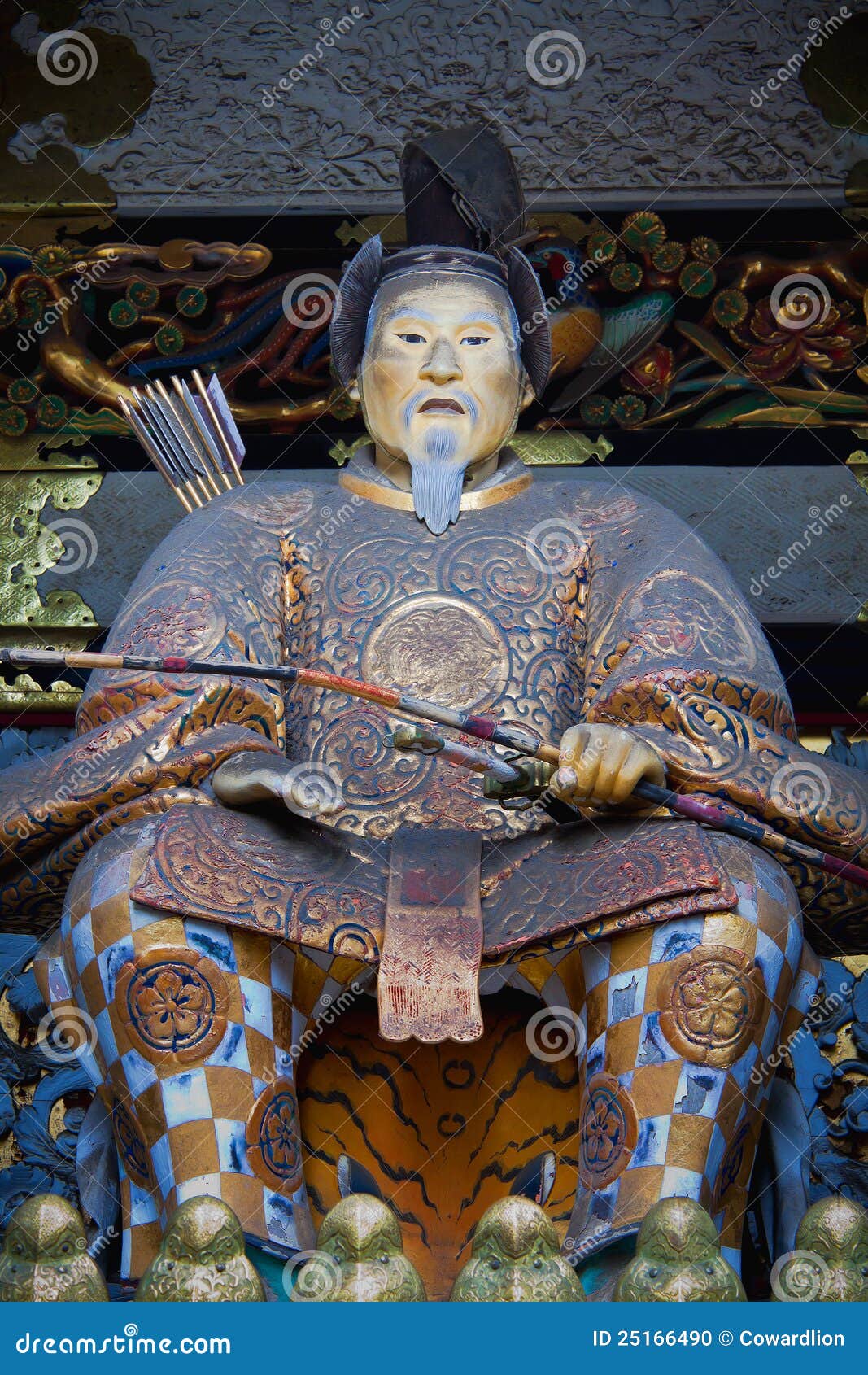 Statue Of Shogun Ieyasu At Toshogu Shrine, Nikko Royalty-Free Stock ...