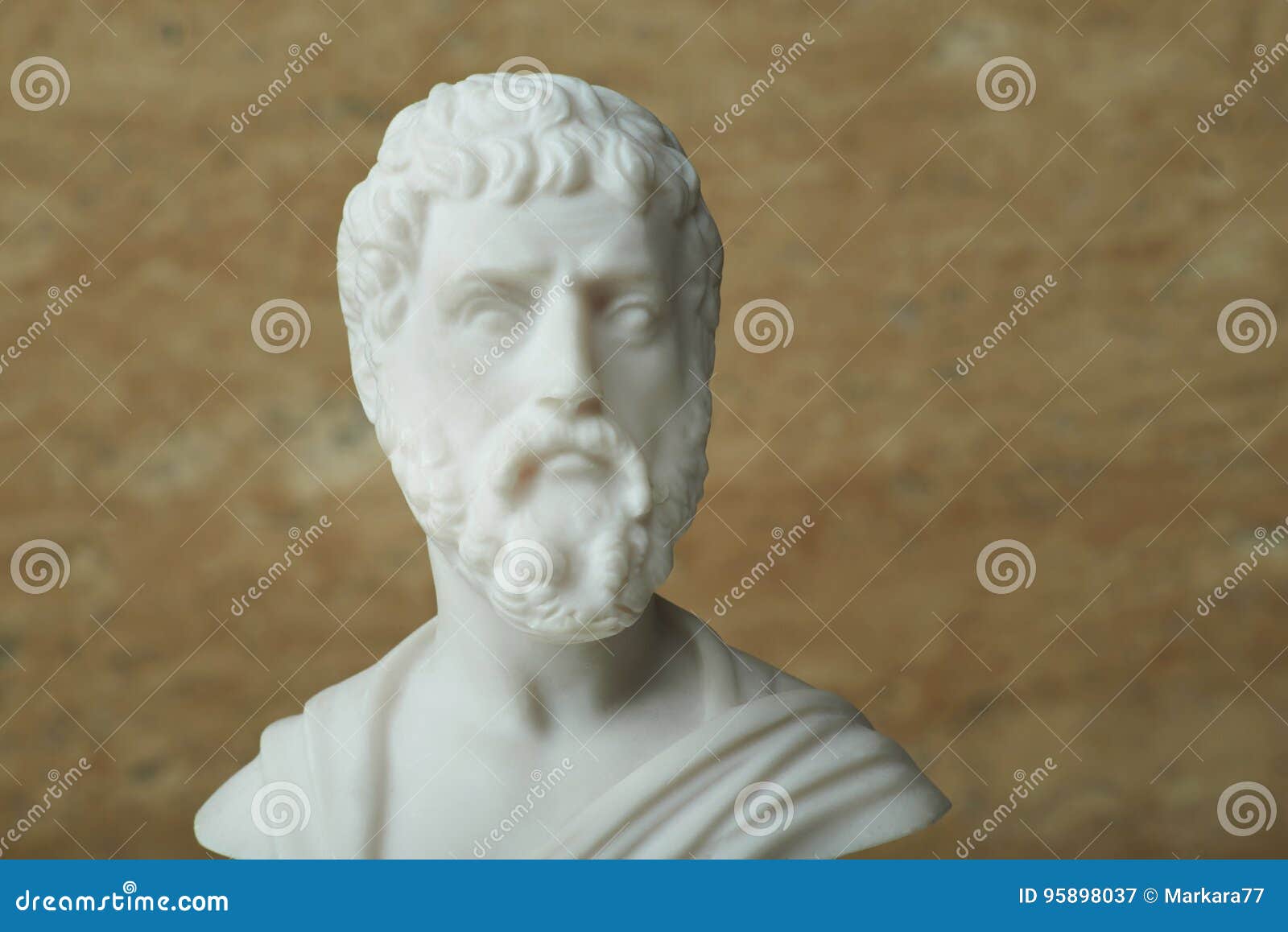 Statue of Sophocles,ancient Greek Poet. Stock Image - Image of person ...