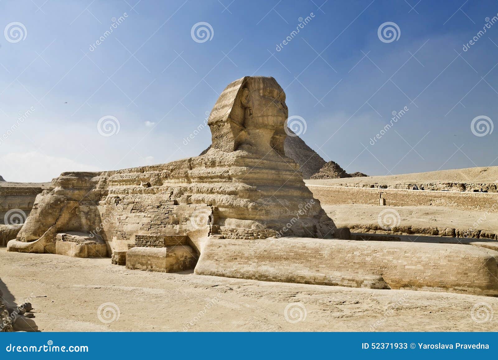 Statue of the Sphinx stock image. Image of sand, sphinx - 52371933