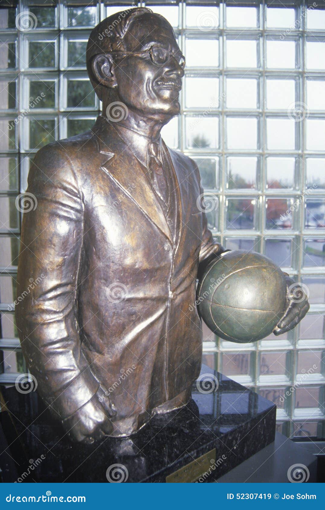 Statue at Springfield, MA Basketball Hall of Fame Editorial Stock Image ...