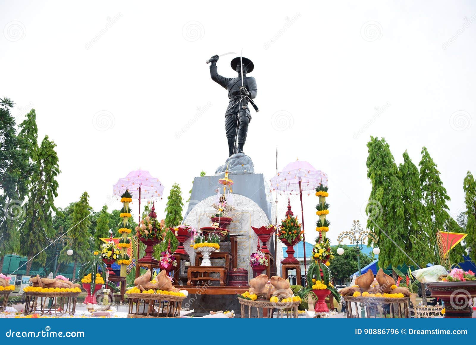 Statue of strength man stock photo. Image of sculpture - 90886796