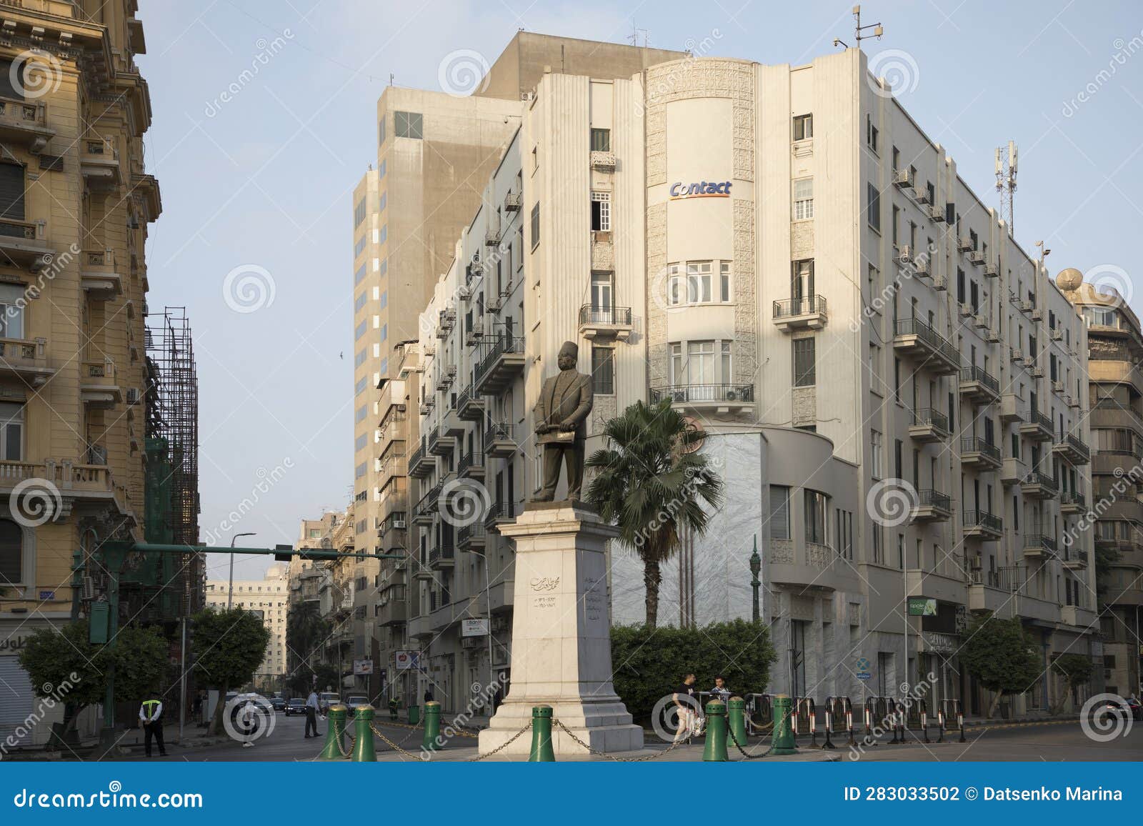 The Statue of Talaat Harb is Located in Midan Talaat Harb Square ...
