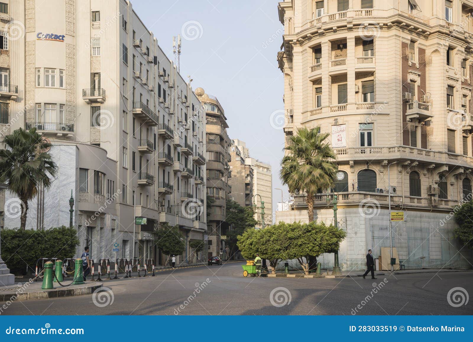 Statue Of Talaat Harb Located In Midan Talaat Harb Square, Downtown ...