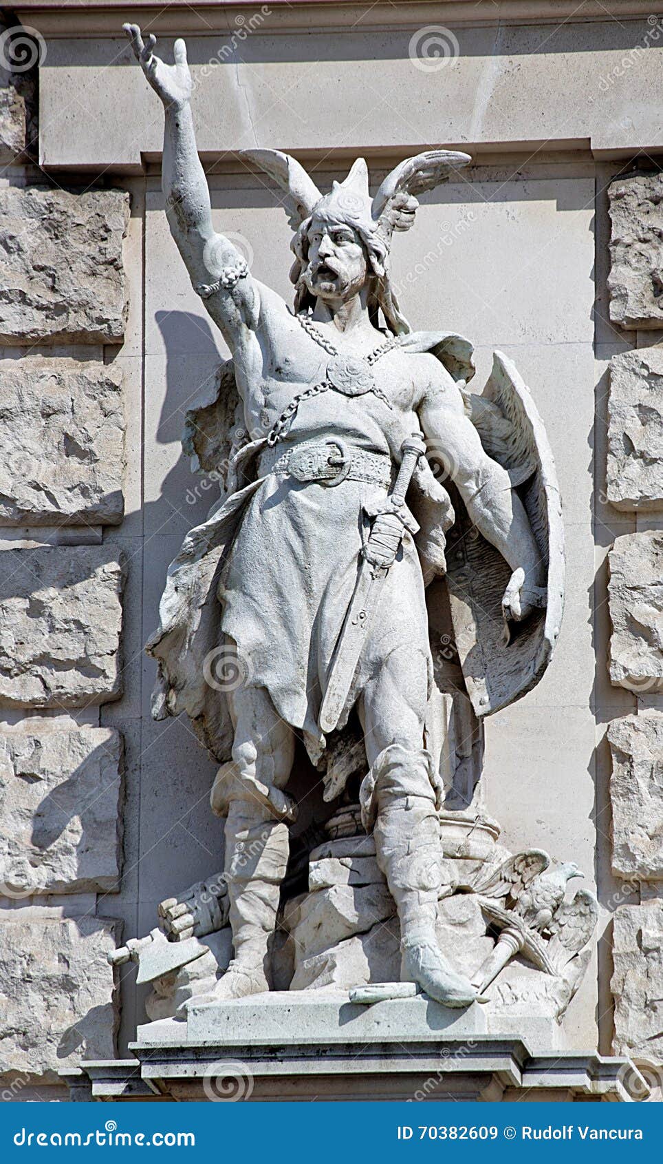 Statue of a Teuton stock image. Image of vienna, empire - 70382609