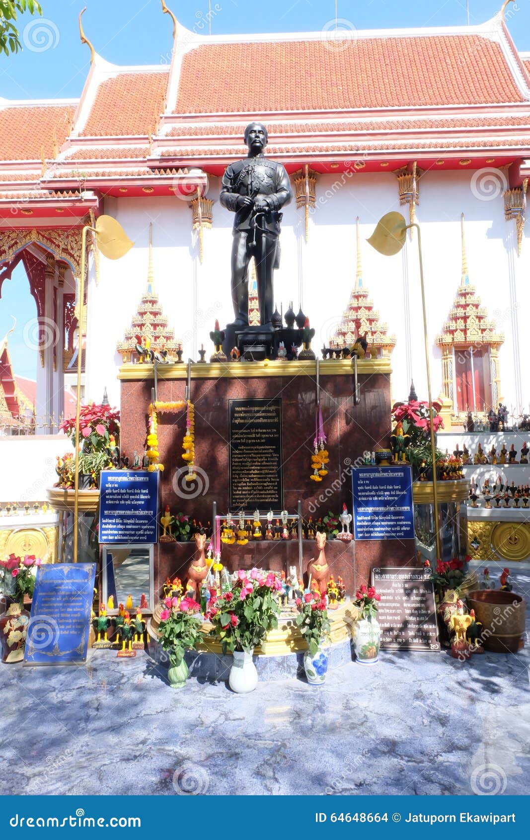 Statue of Thai King Rama 5 editorial stock image. Image of thai - 64648664