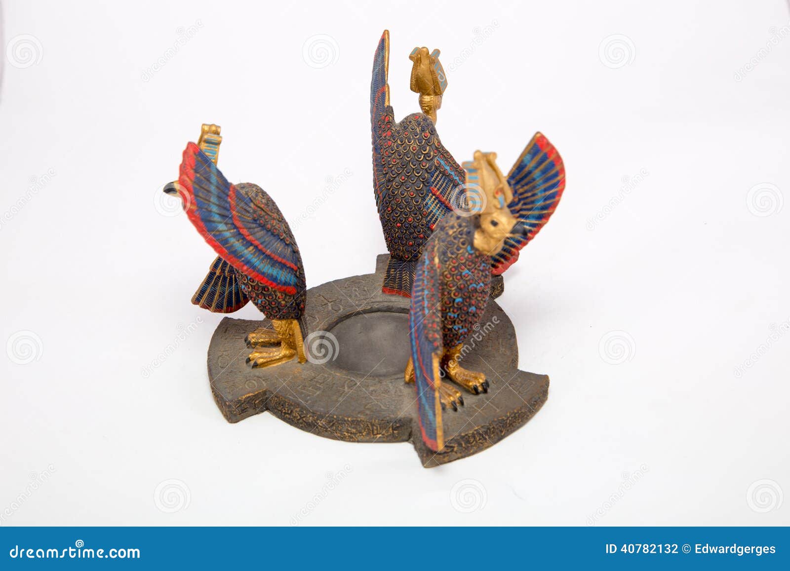 Statue of Three birds stock photo. Image of horror, design - 40782132