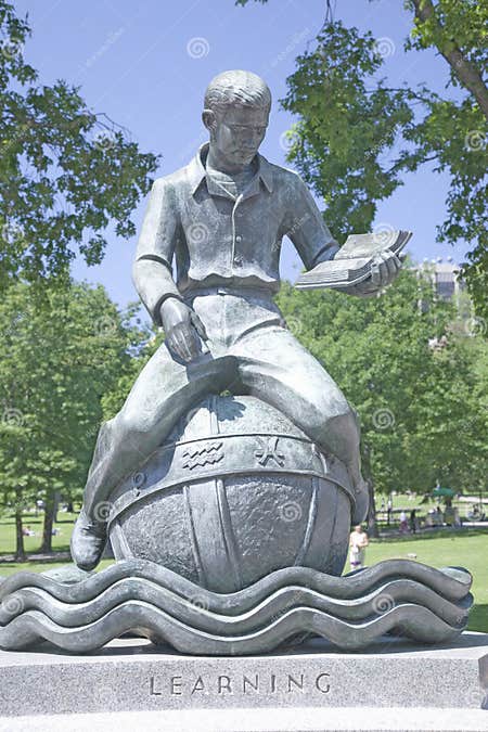 Statue to Learning stock photo. Image of studying, cascieri - 26125876