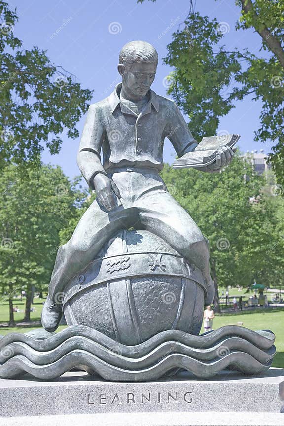 Statue to Learning stock photo. Image of studying, cascieri - 26125876