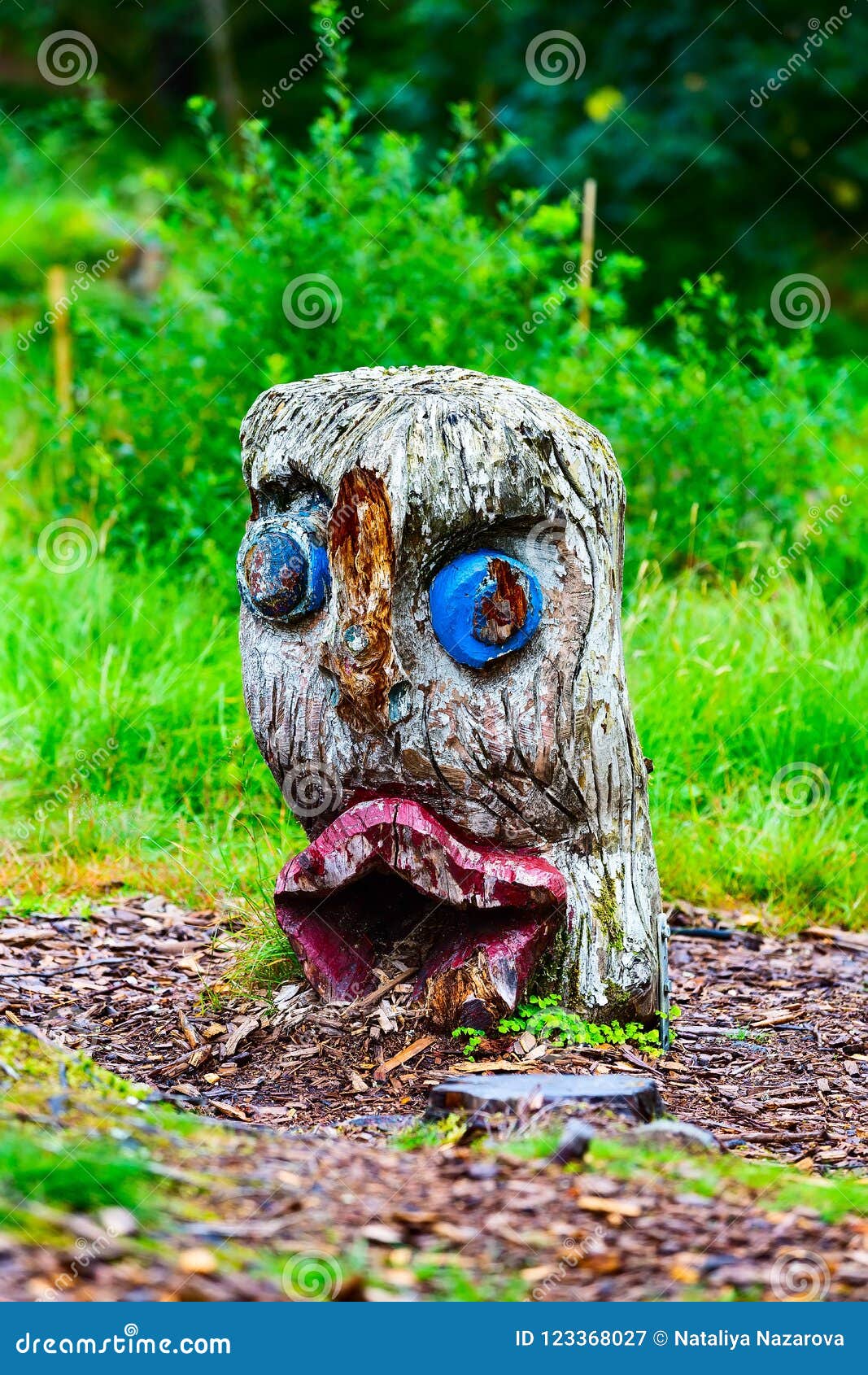 Statue of a Traditional Troll in Norway Stock Image - Image of scary ...